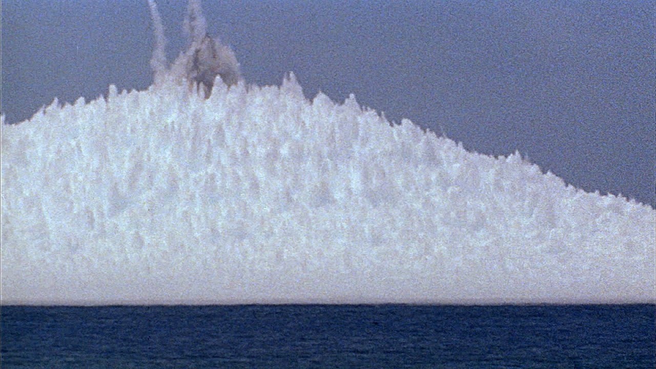 4K Uncut Footage Underwater Nuclear Explosion Wahoo shot 1958 - YouTube
