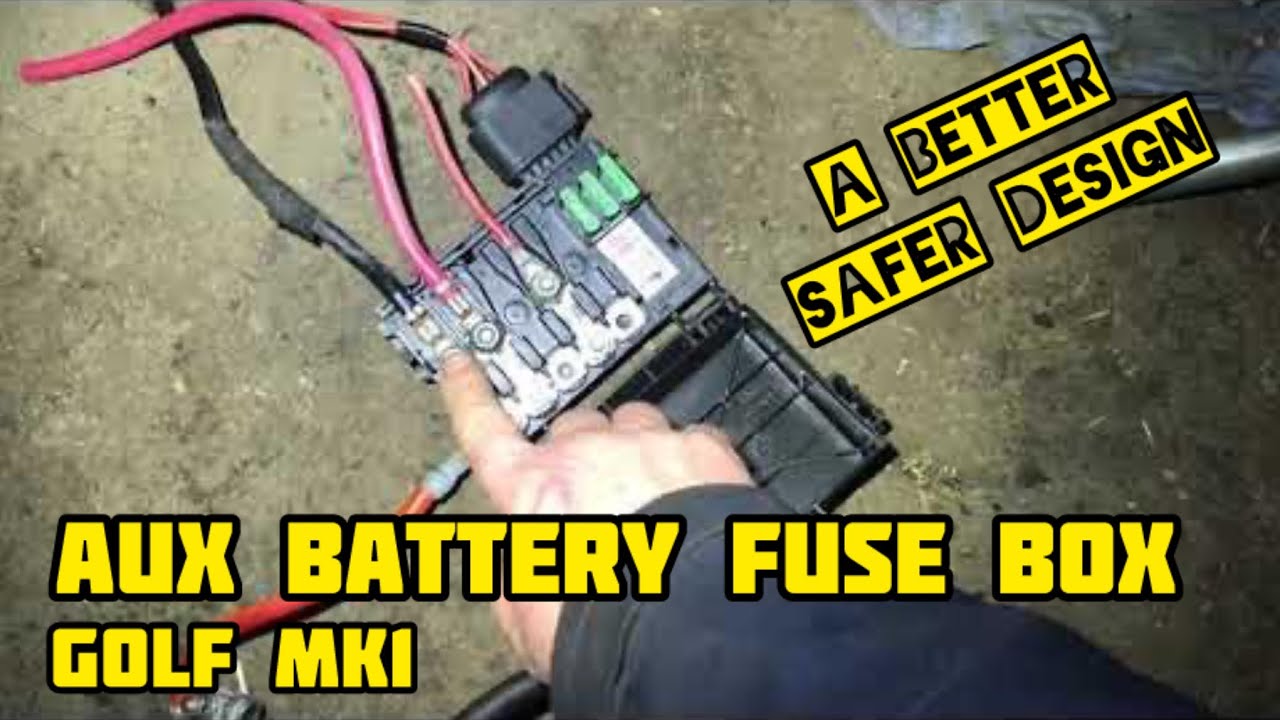 This Aux FUSE BOX is awesome! [VW Golf Mk1] - YouTube