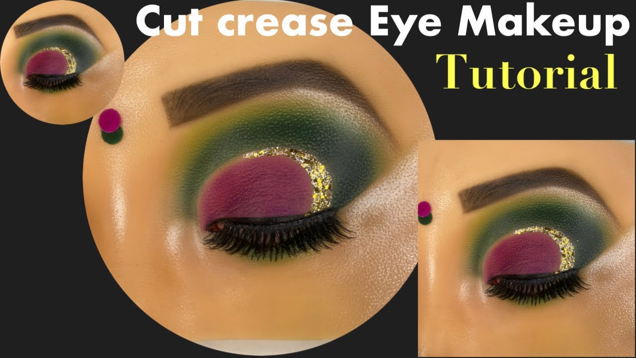 How to do Cut crease eye Makeup for beginners!! Tutorial !! Step by ...