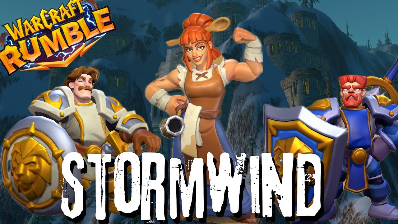 Warcraft Rumble Siege : Stormwind all bosses ( With Random Players ...