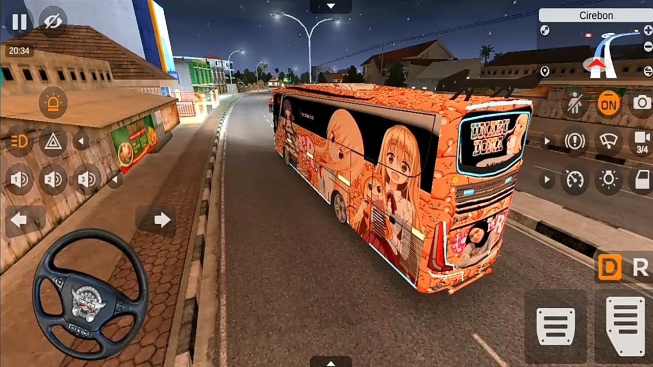 bus anime jepang umaru doma!!! bus simulator indonesia - YouTube