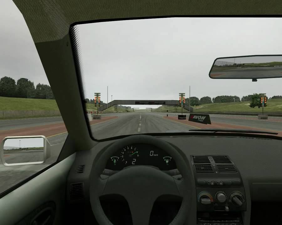 806bhp XF GTI Turbo in LFS 1/4 mile - YouTube