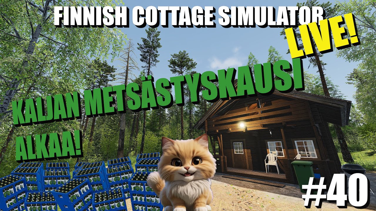 Kaljan metsästyskausi alkaa! - Finnish Cottage Simulator - Osa 40 - YouTube