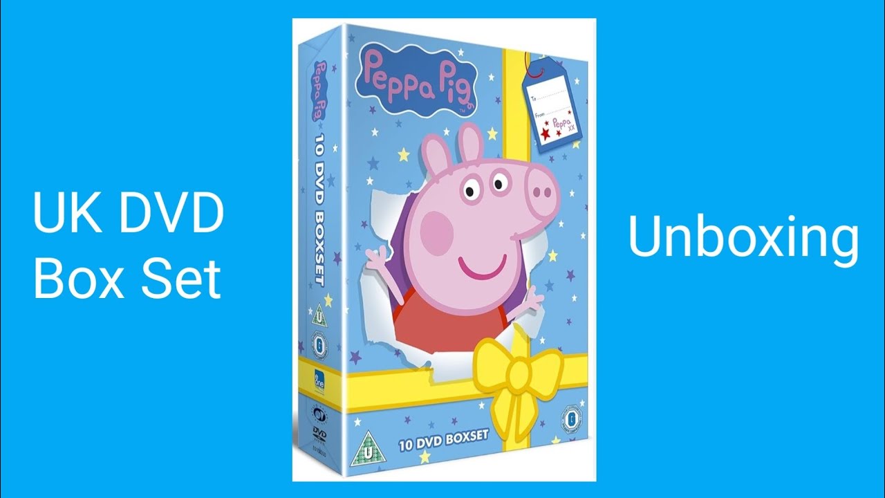 The Peppa Pig 10 DVD Collection Box Set UK Unboxing - YouTube