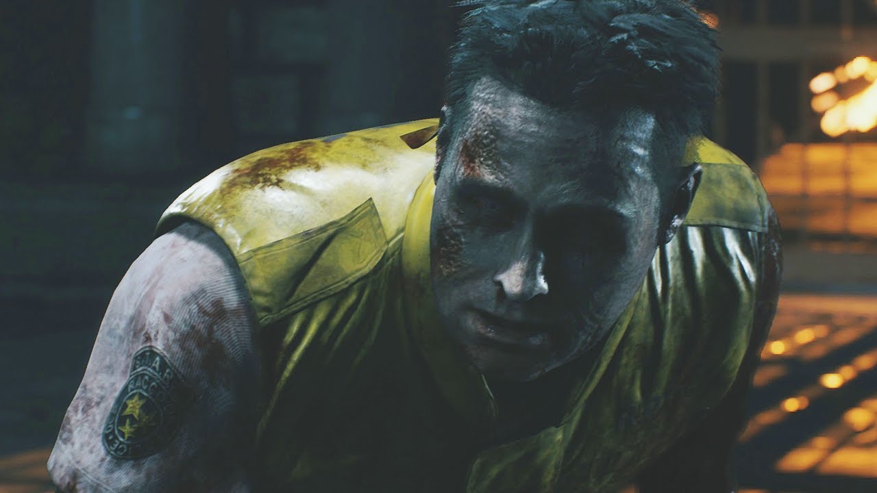 Resident Evil 3 Remake - Talking Zombie And Marvin Gets Bitten - YouTube