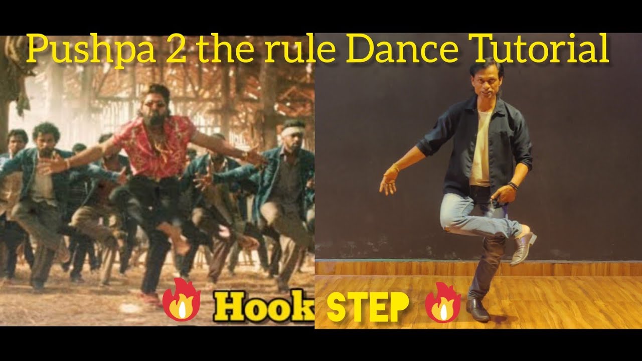 Pushpa Pushpa: Hook Step Dance Tutorial | Allu Arjun | Pushpa 2 The ...