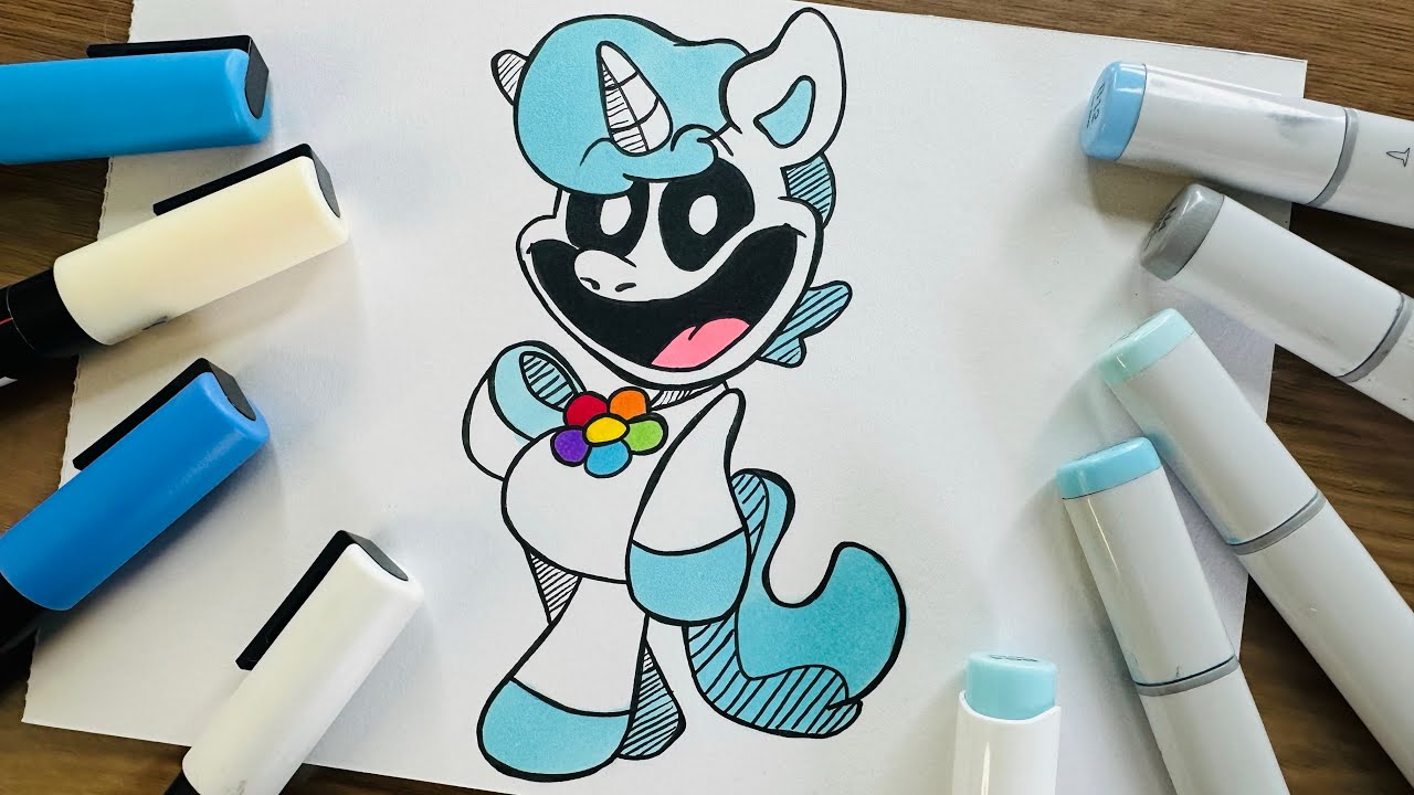 COMO DESENHAR CraftCorn - Smiling Critters - Passo a passo - YouTube