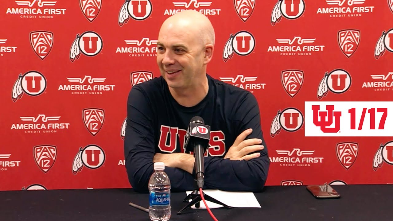 Utah Basketball Press Conference | 1/17/23 - YouTube