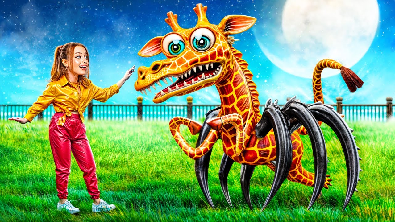 Tebak MONSTER di Bunk Bed! Jerapah di Zoochosis ! - YouTube