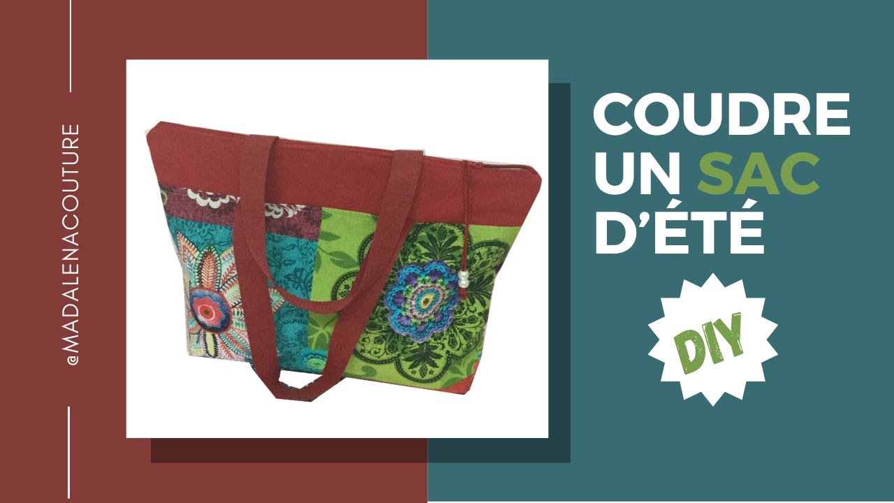 Coudre Un Sac Dété Tuto Couture Madalena Youtube