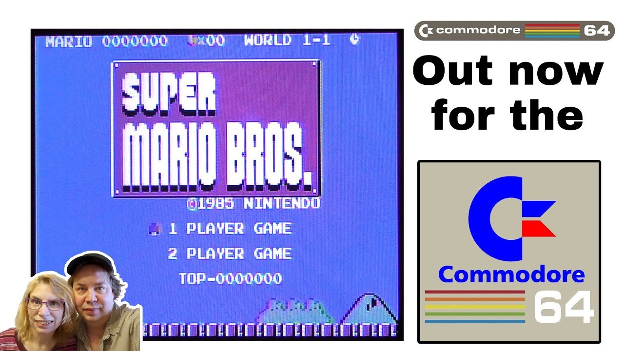 Super Mario Bros 64 on a REAL Commodore 64 & Monitor - YouTube