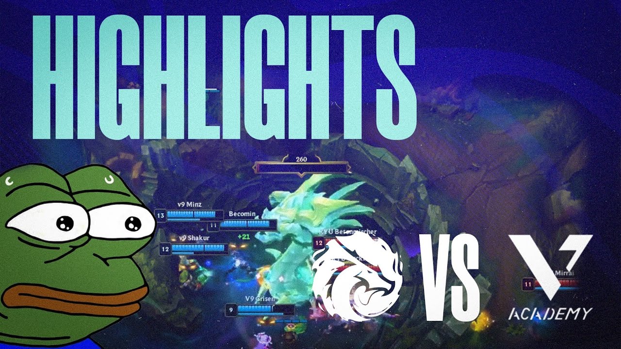 [PRM] RYUMA ESPORTS vs V9 Academy - YouTube