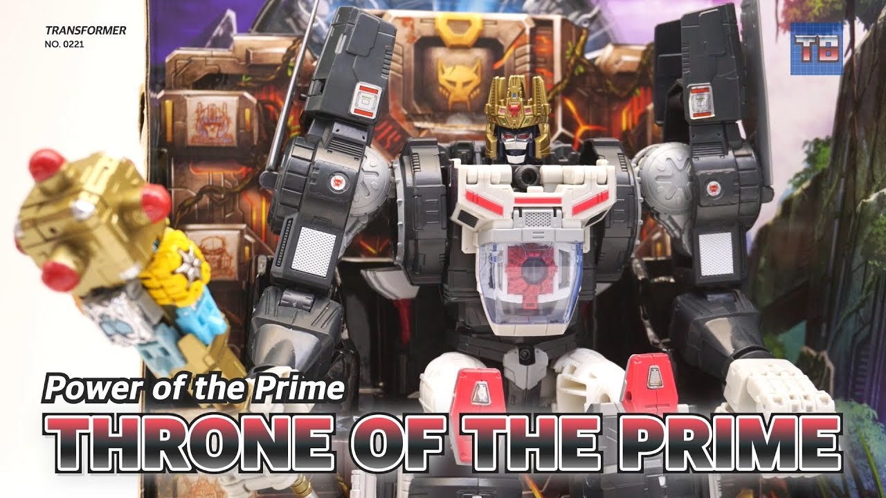 Transformers Power of the primes THRONE OF THE PRIMES! Beast wars Robot ...