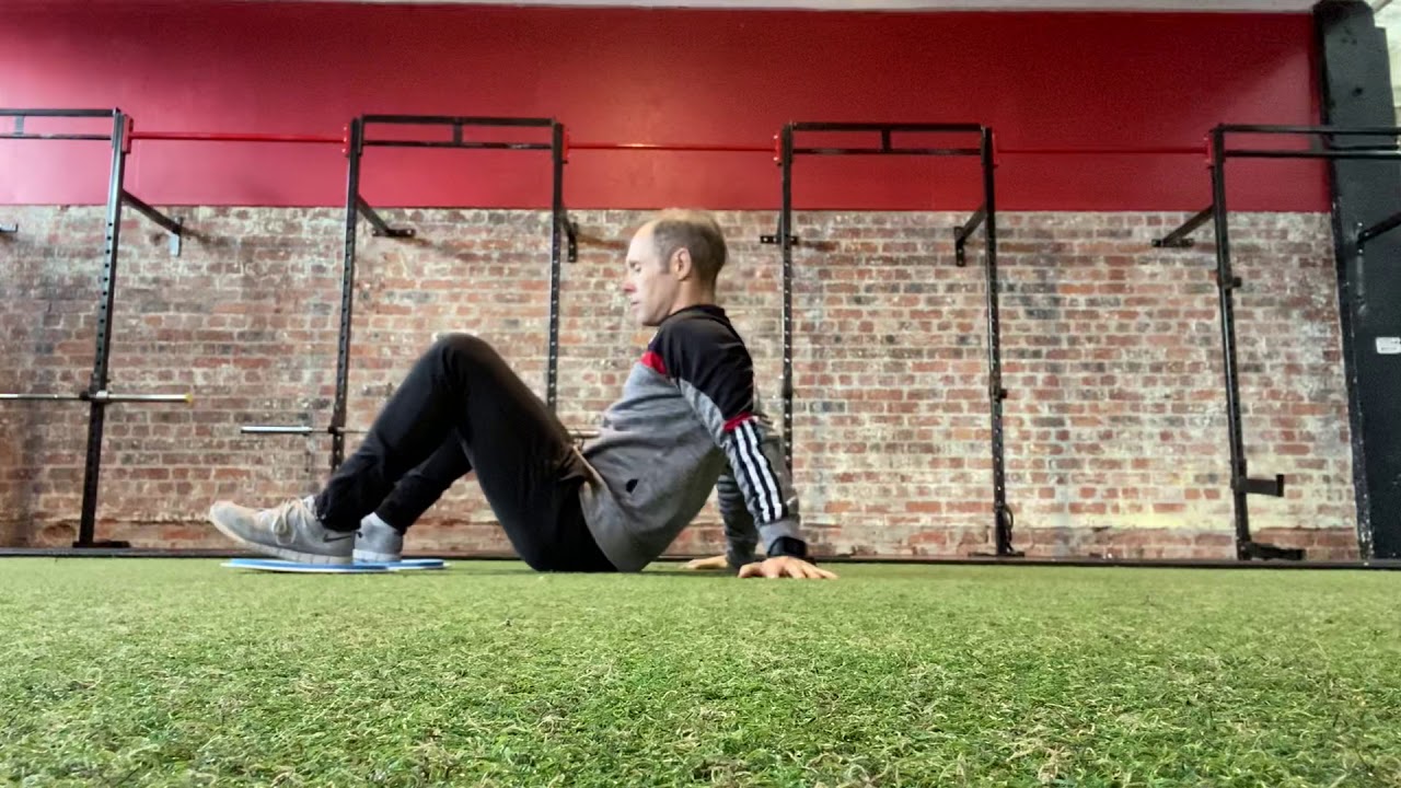 Slider Hamstring Curls - YouTube