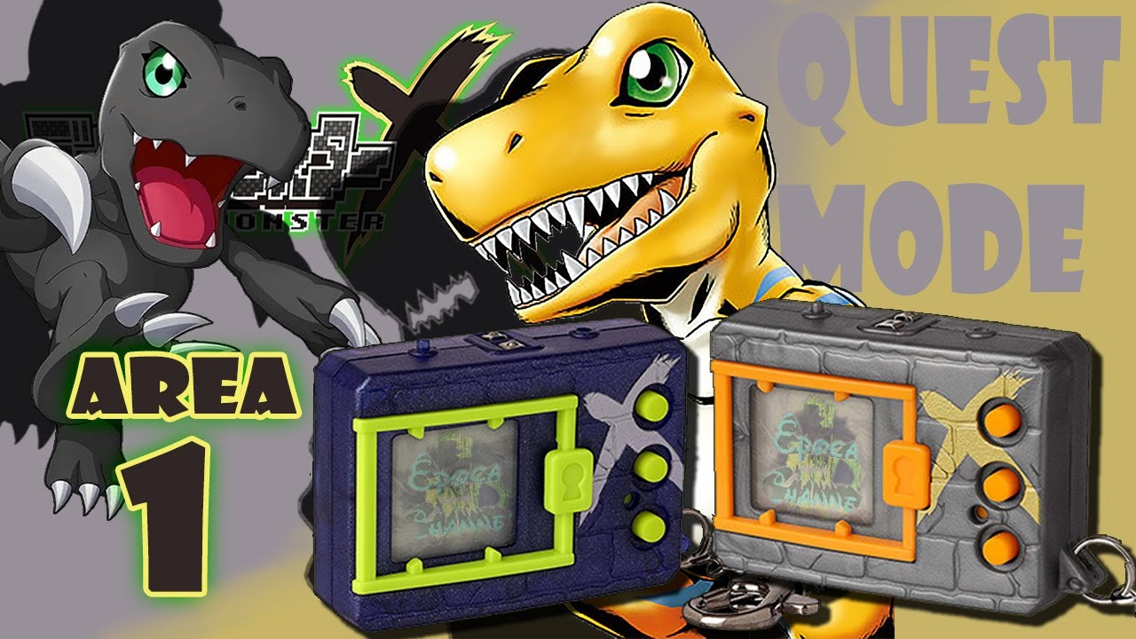 DIGIMON XC/XD (Versión 2) AREA 1 - QUEST MODE (Tokomon X, Yaamon y ...