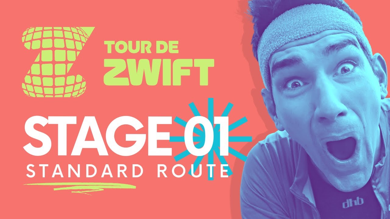ZONE 2 Tour de Zwift 2023 | Stage 1 (B) Standard Route Tour of Tewit ...