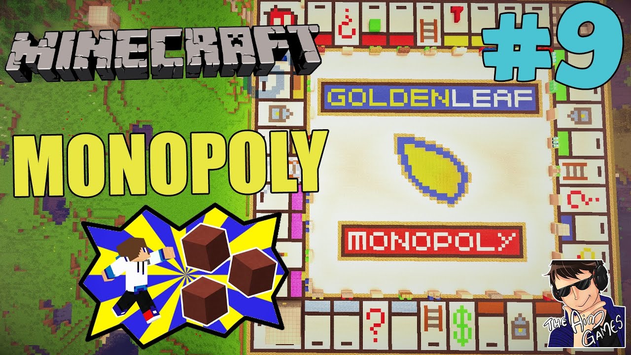 Minecraft Monopoly Gameplay - Let's Play #9 (I COLLECTED RENT!!) - [60 ...