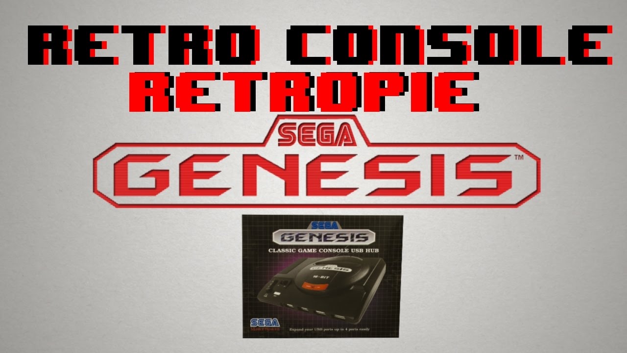 SEGA GENESIS RETRO CONSOLE RETROPIE CASE - YouTube
