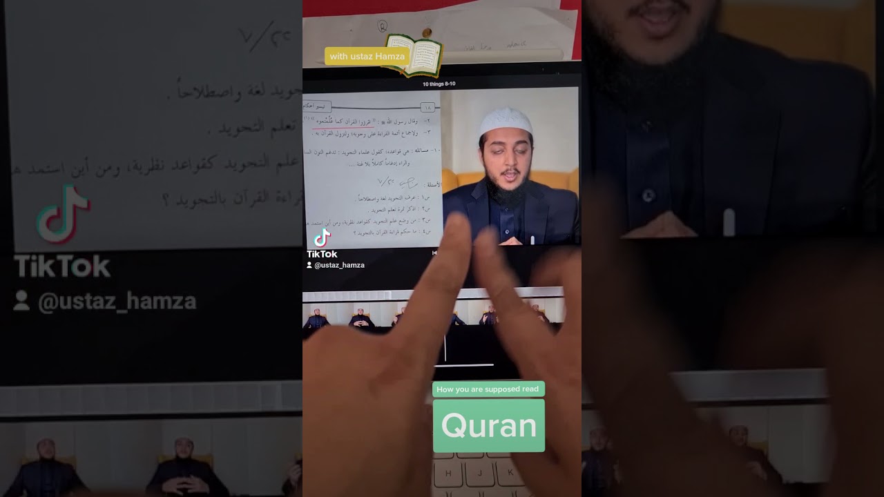 How the Quran should he read ?! ustaz Hamza - YouTube