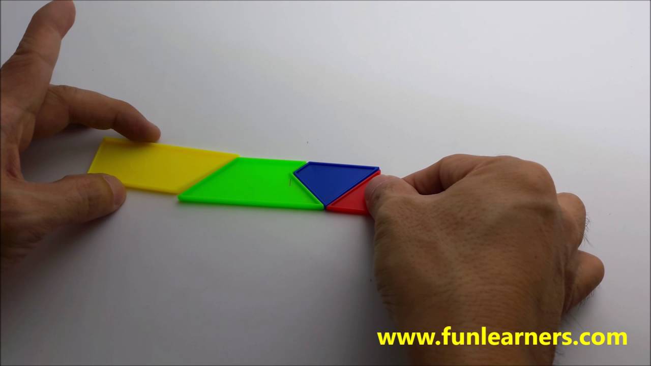 4 Pieces Tangram YouTube 4 Pieces Tangram YouTube