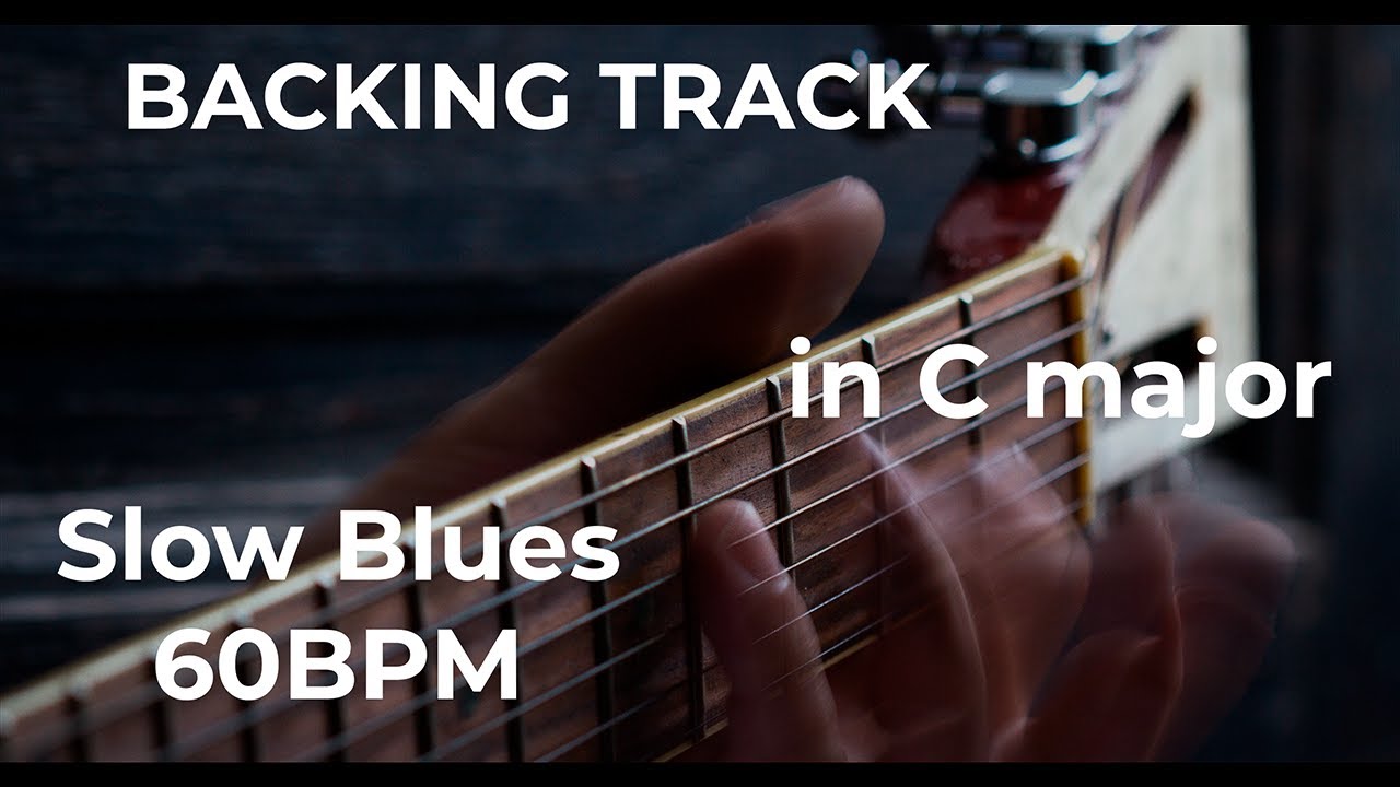 Backing Track Blues in C major for improvisation guitar - YouTube