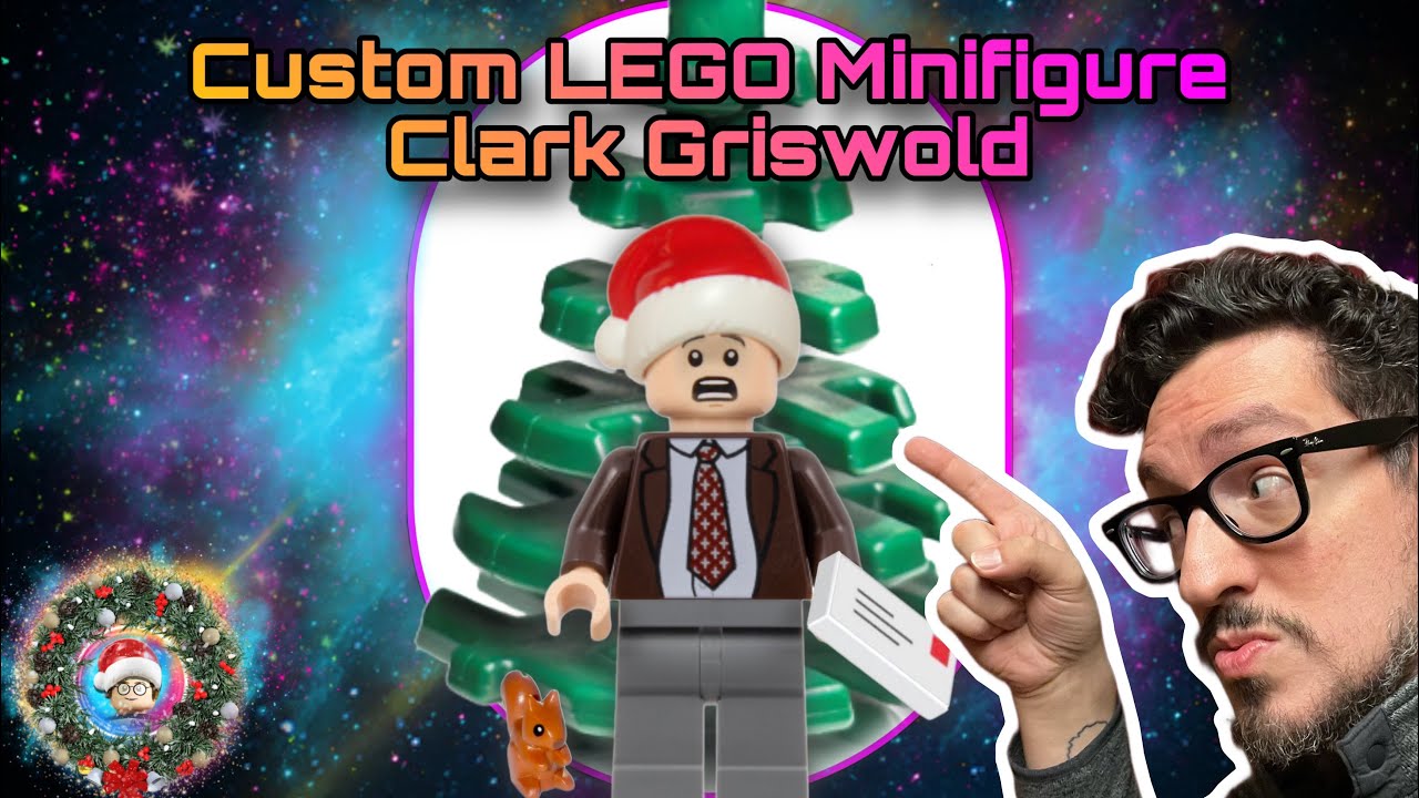 Custom LEGO Minifigure Clark Griswold - Extended Video - YouTube