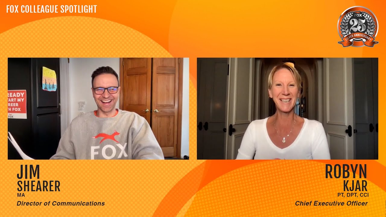 FOX Rehabilitation Colleague Spotlight: Dr. Robyn Kjar - YouTube