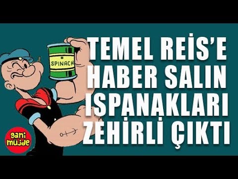 Temel Reis'e Haber Salın Ispanakları Zehirli Çıktı | Gani Müjde Anlatıyor