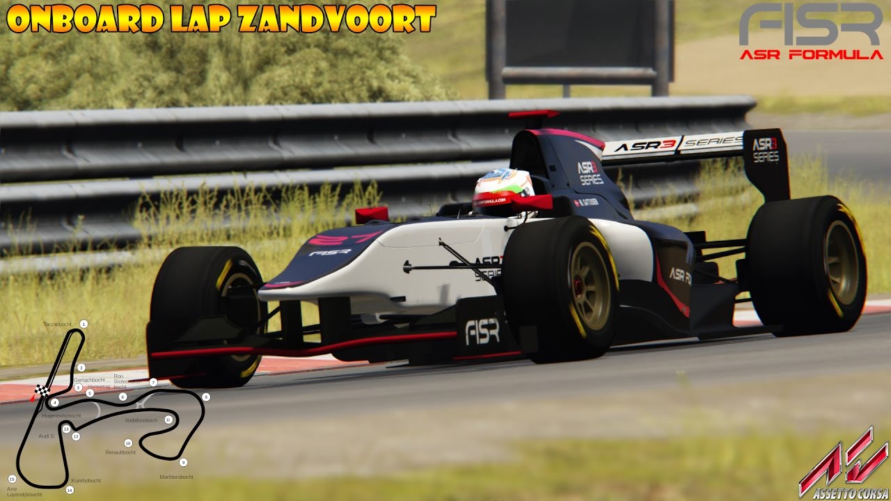 Assetto Corsa - ASR3 Series - Onboard Lap At Zandvoort - YouTube