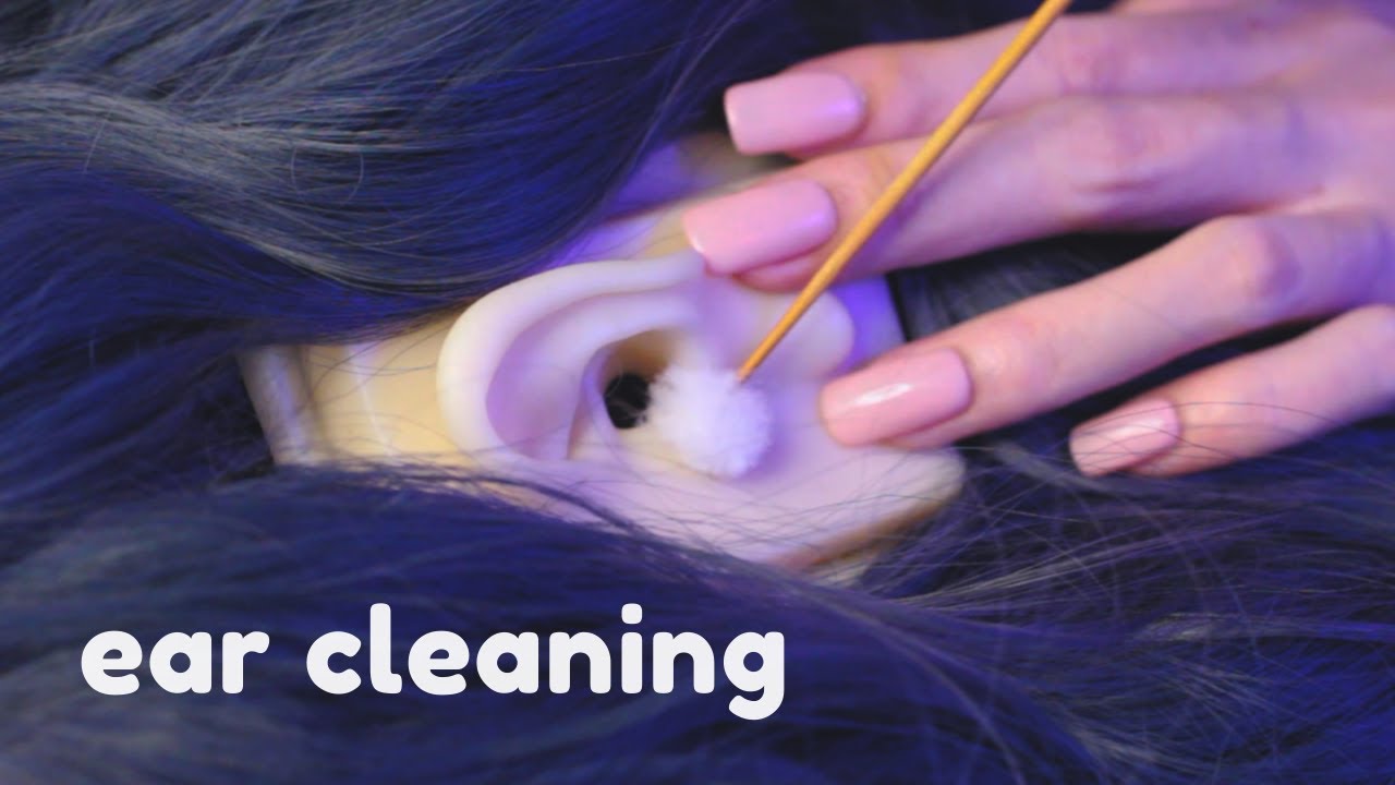 ASMR| Relaxing Deep Ear Cleaning| No talking - Silicon ears| Âm thanh ...