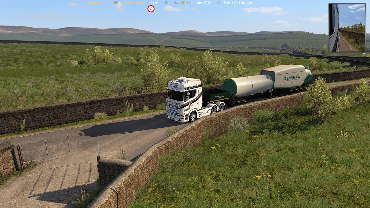 ETS2 1.34.x Promods 2.40 [UK] Cambridge - Birmingham - Hawes - YouTube
