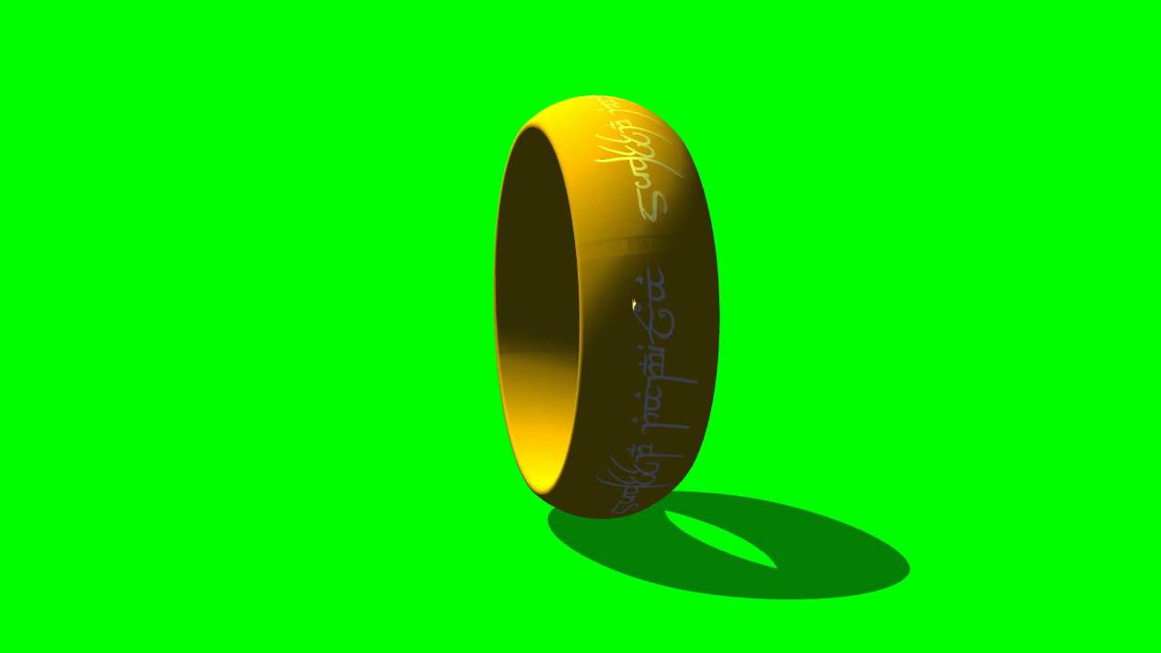 the one ring - greenscreen effects - free use - YouTube