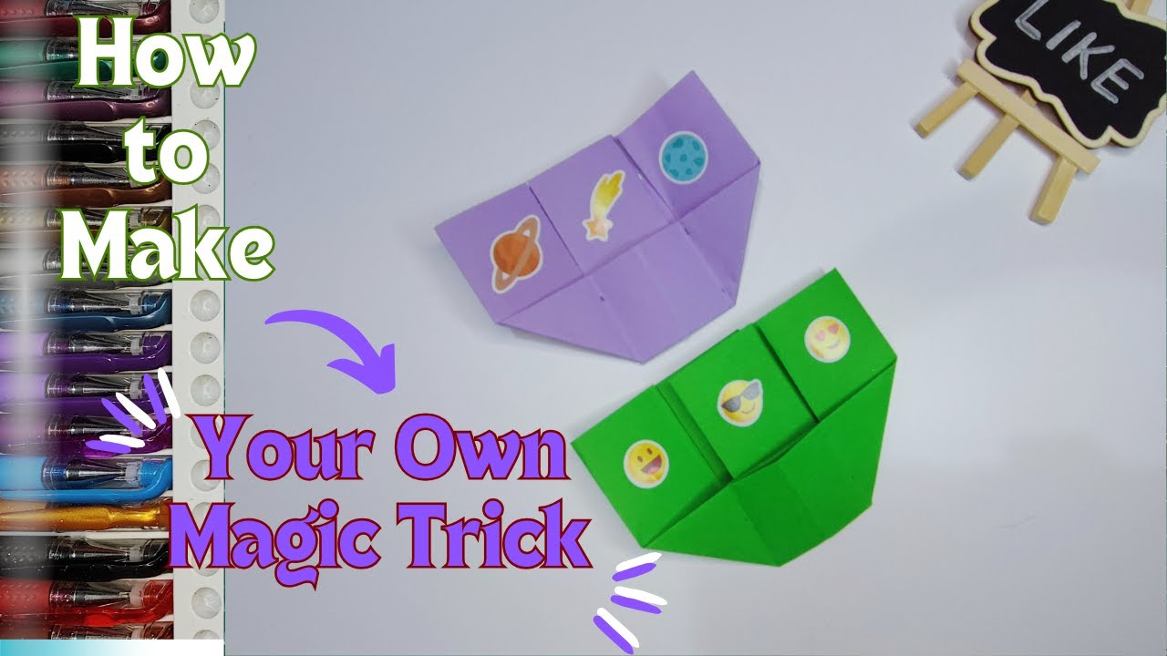 Fun Origami Magic Trick [ DIY Paper Trick] || Divertente Trucco Magico ...
