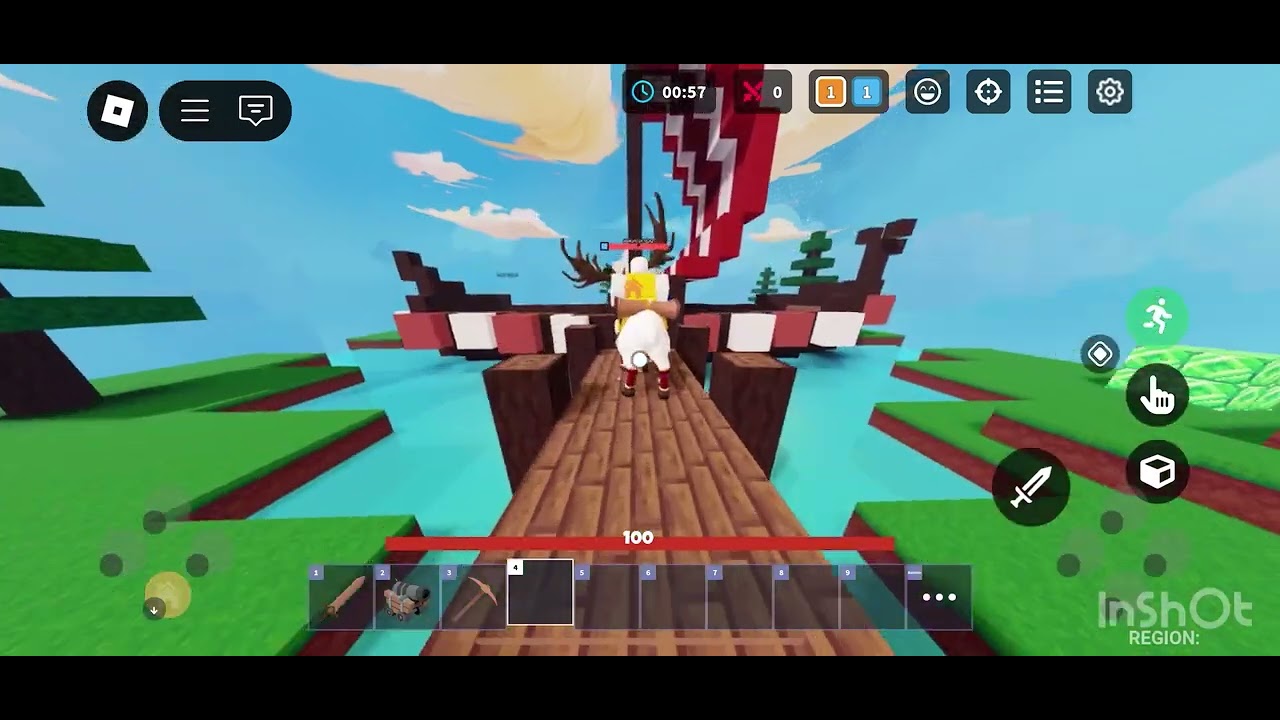 Using pirate davey in winstreak 1v1 (Roblox Bedwars) - YouTube