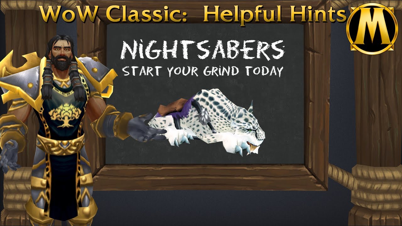 Darnassian Nightsabers for all (Alliance) | Helpful Hints: World of ...
