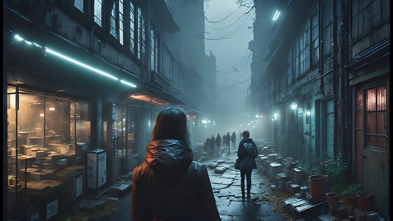 LAST CALL 🎧 Ultra-relaxing Cyberpunk Vibes | Ambient Background Music ...