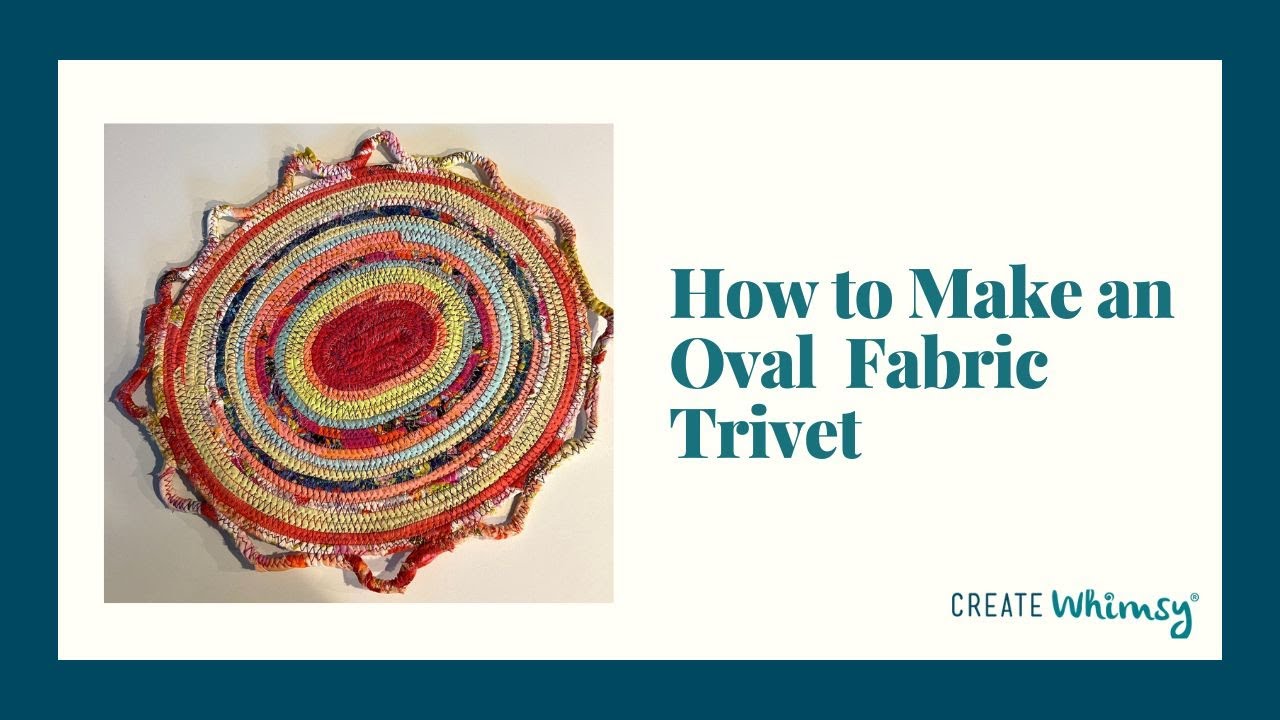 How to Make an Oval Trivet - YouTube
