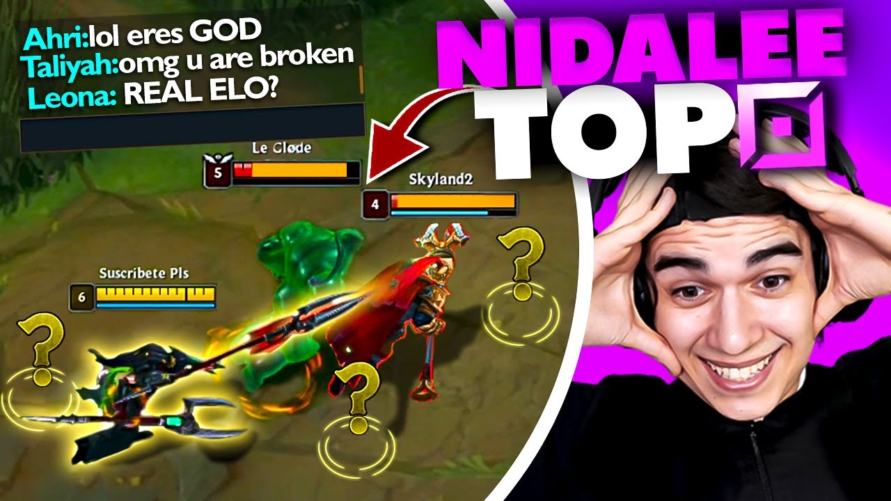 SUBIÓ A GRANDMASTER VARIAS CUENTAS SEGUIDAS con NIDALEE TANK TOP 😱 ...