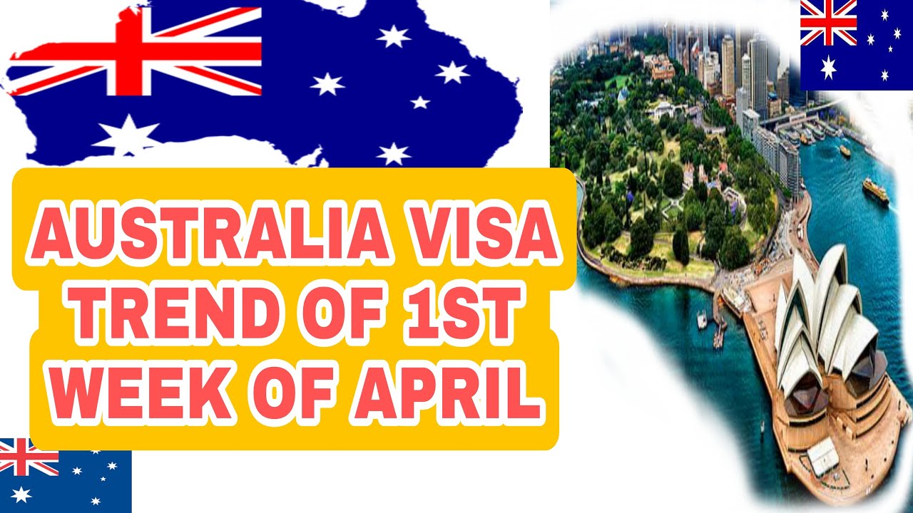 AUSTRALIA VISA TREND OF 1ST WEEK OF APRIL, AUSTRALIA VISA TIMELINES OF ...