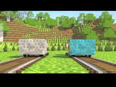 Talking Blocks: ВАГОНЕТКИ (РУССКИЕ СУБТИТРЫ) (Minecraft Animation) Blue ...