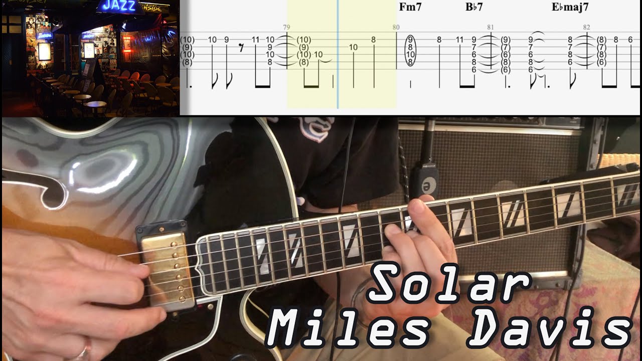 Solar - Miles Davis | TAB | Cover | Tutorial - YouTube