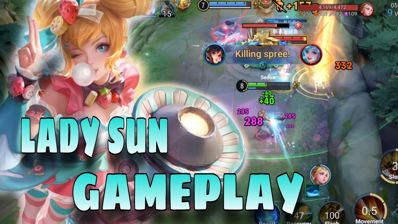 Lady Sun aggressive gameplay | Honor of kings - YouTube