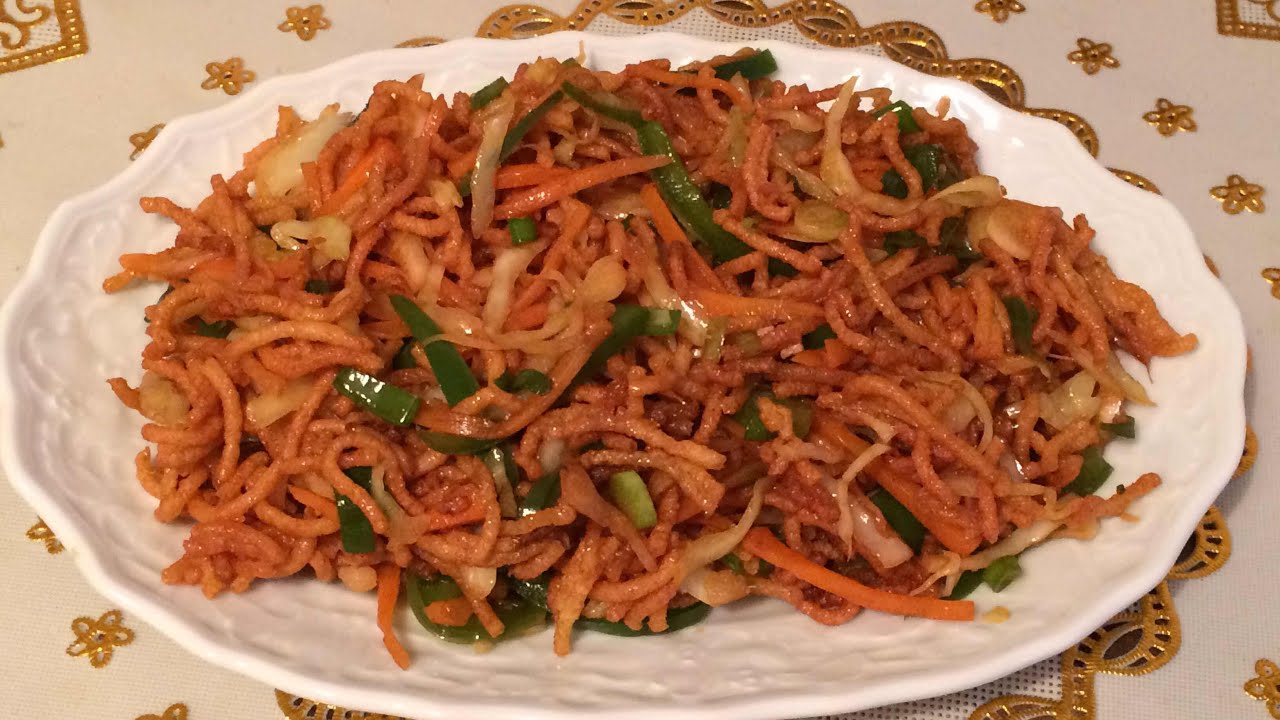 How to Make Chinese BHEL/ Vegetarian Snack Recipe/ Indian Fast Food ...