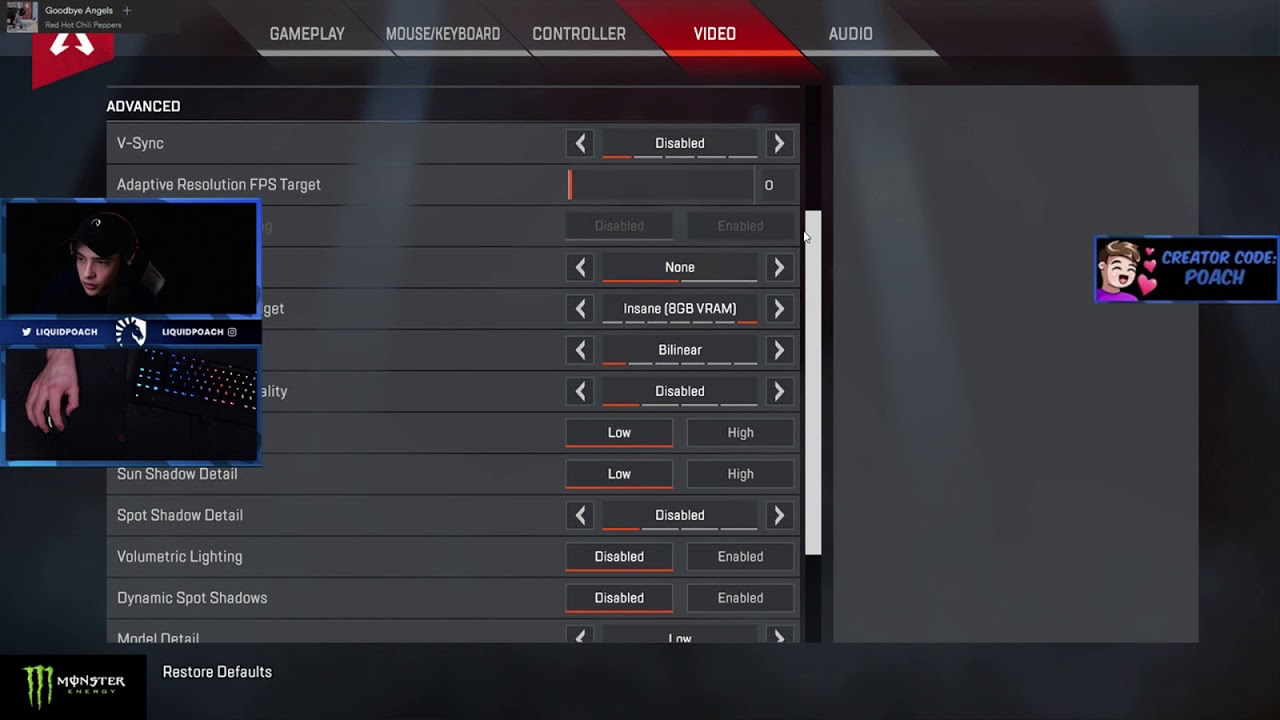 Poach Apex Legends Settings, Keybinds & Setup - YouTube