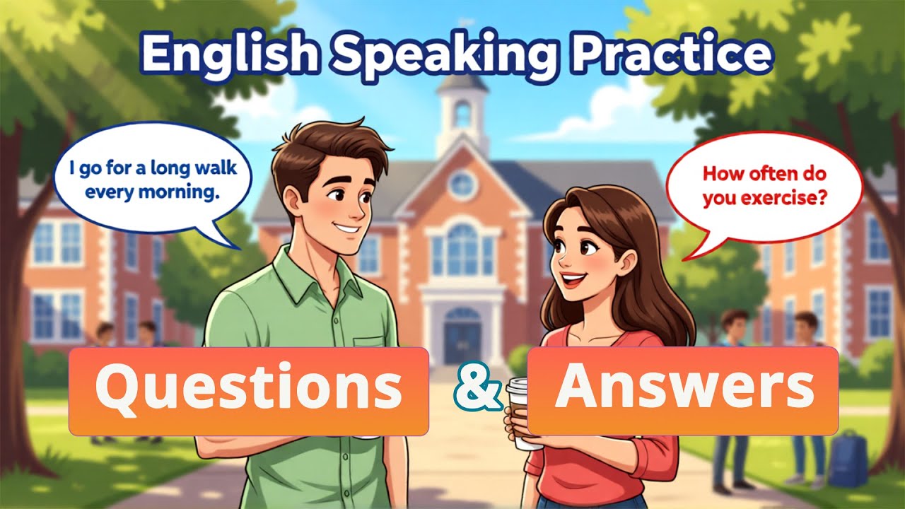 English Speaking Practice: Real-Life Questions & Multiple Answers ...