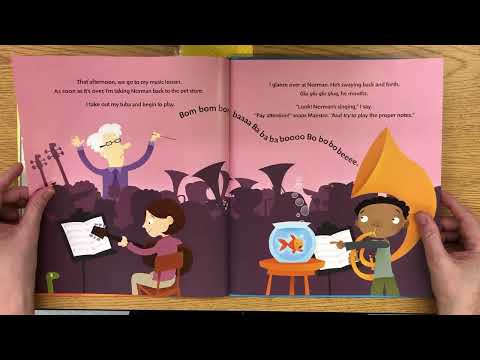 Not Norman: A Goldfish Story by Kelly Bennett read aloud book - YouTube