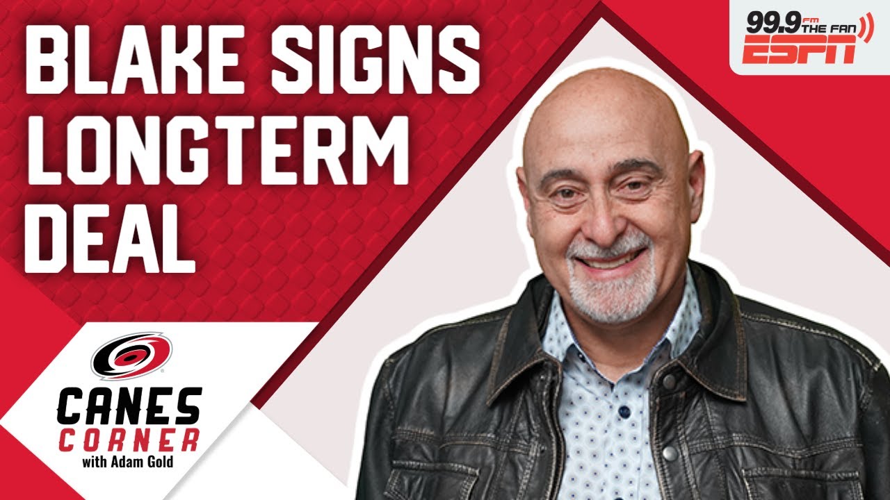 Canes Corner: Jackson Blake Signs Long Term with Canes - YouTube