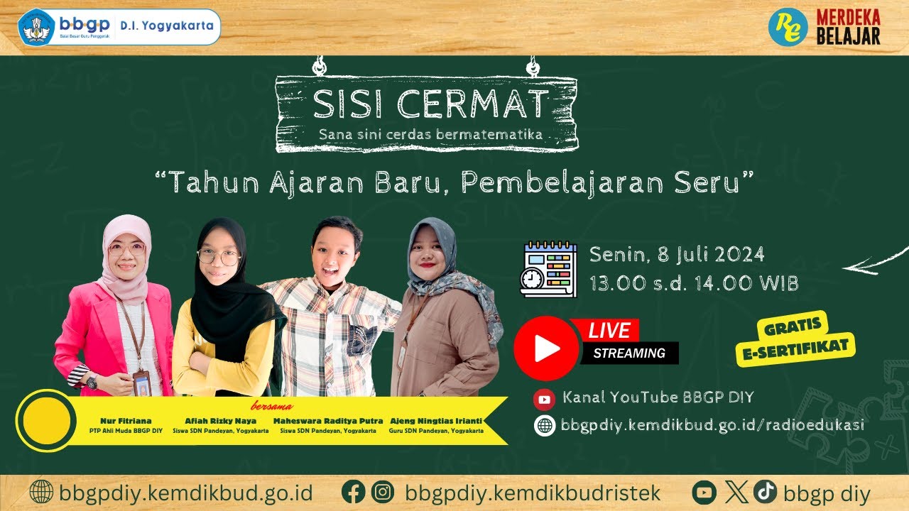 (2024) Sisi Cermat Seri 19: Tahun Ajaran Baru, Pembelajaran Seru - YouTube