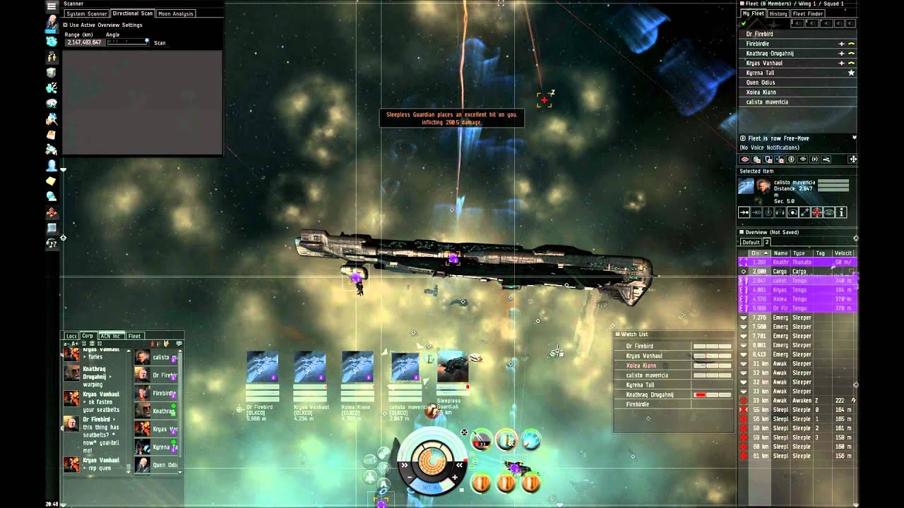 Eveonline Class 5 Wormhole Radar site W/ escalation ep1 - YouTube