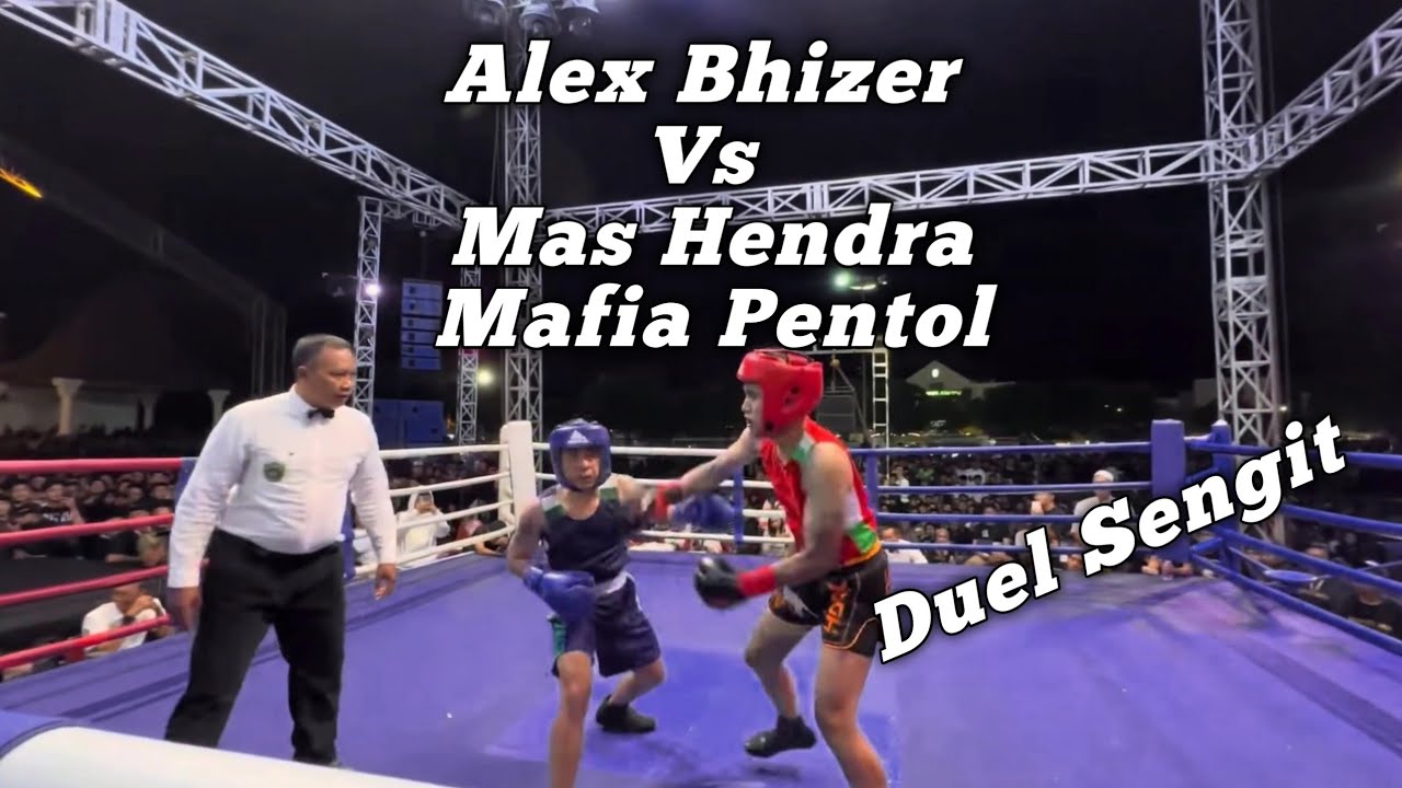 Tinju Alex Bhizer Vs Mas Hendra Mafia Pentol Berjalan Sengit - YouTube